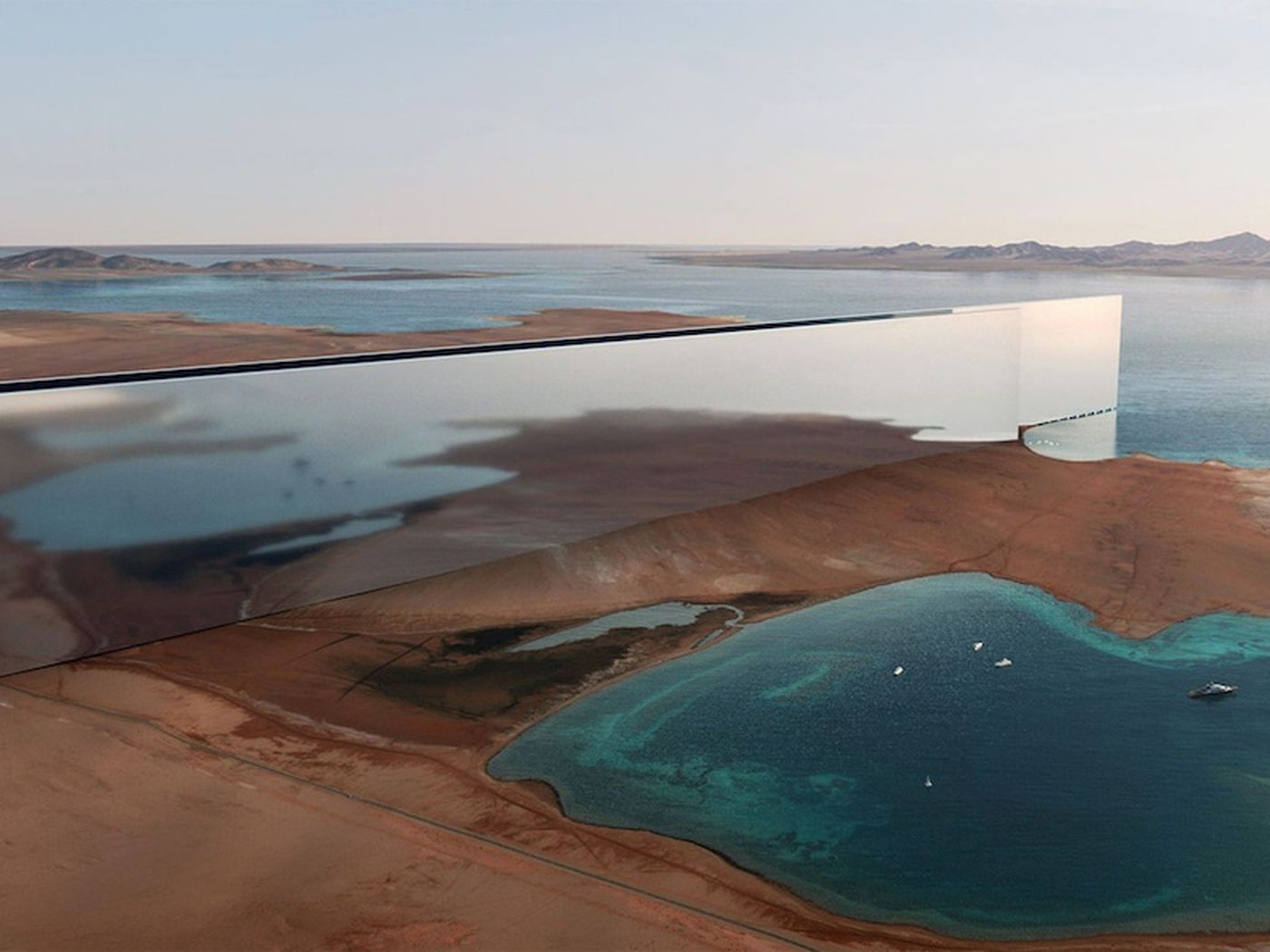 First designs of "futuristic city" to be built in Saudi Arabia's desert ...