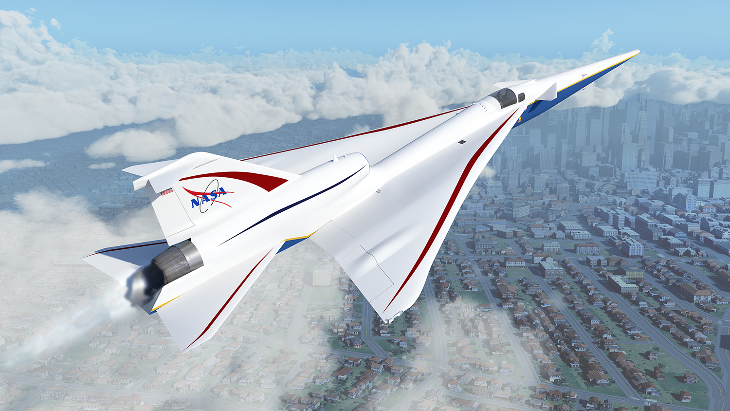 NASA unveils plan for a supersonic plane that will transport people ...